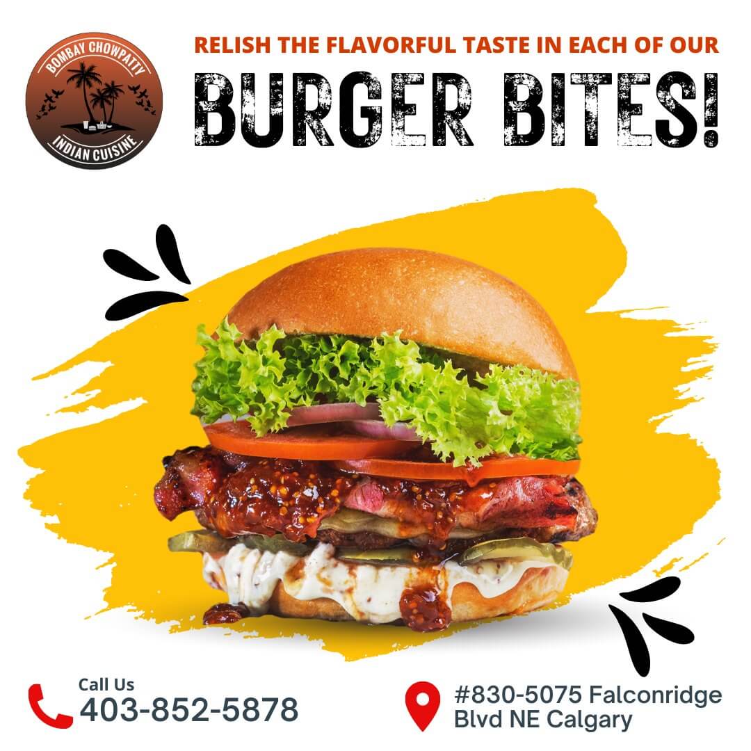 Burger Condiments & Toppings at Northeast Calgary Restaurant
